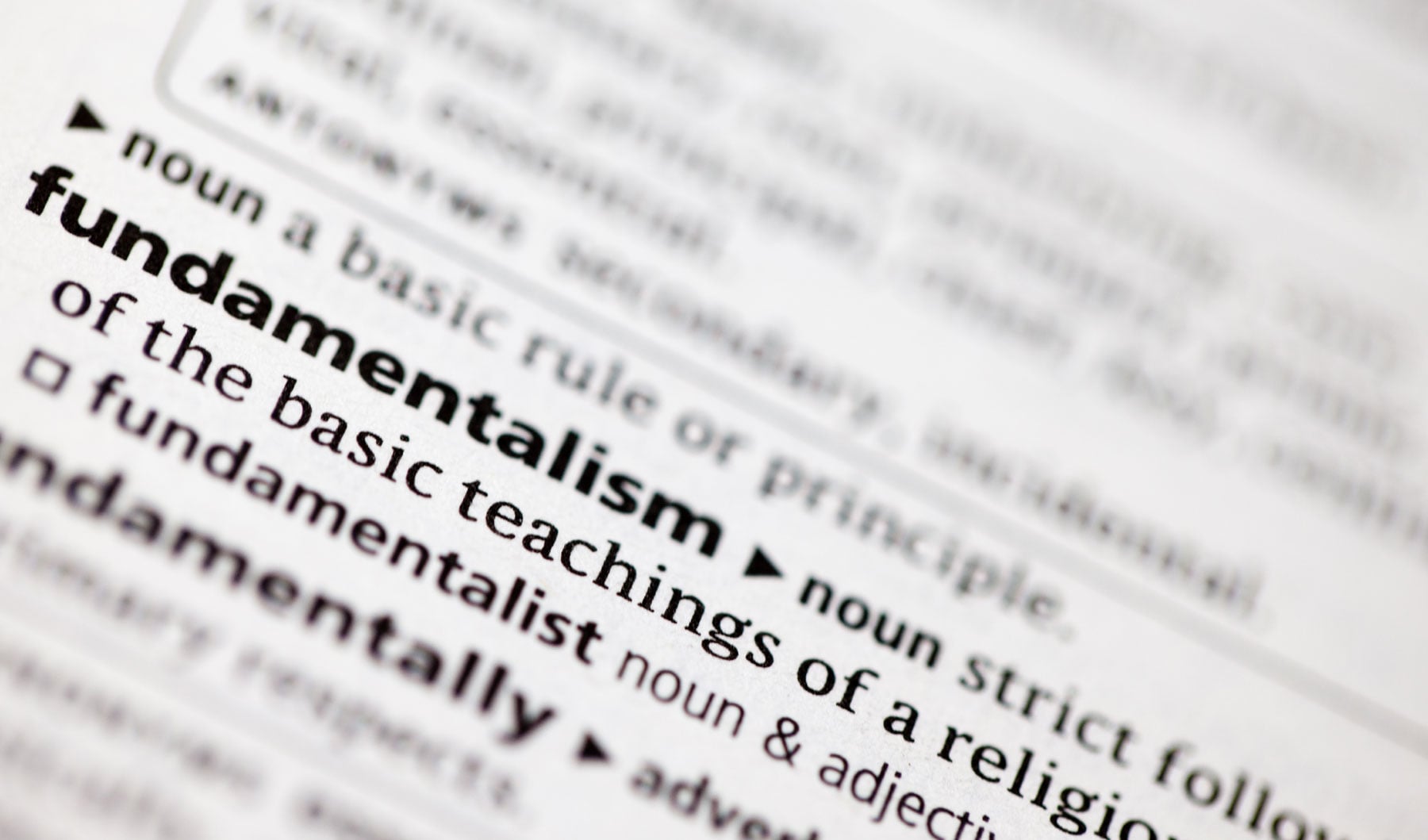 The Term “Fundamentalism” was First Used in 1920 and was Named After a ...
